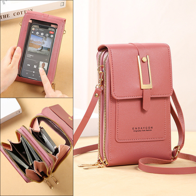 Crazy Bag Touch Screen Mobile Phone Bag Trendy And Simple Crossbody ...