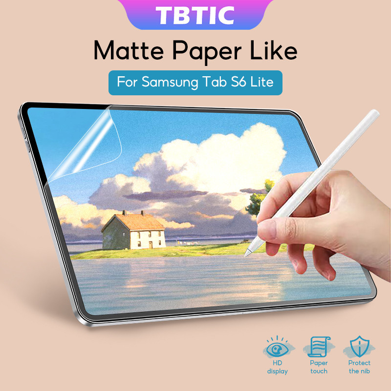 TBTIC Matte Paper Like Screen Protector For Samsung Tab S6 Lite 10.4 ...