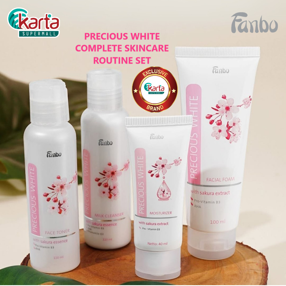 FANBO Precious White Complete Skincare Routine Set | Shopee Malaysia