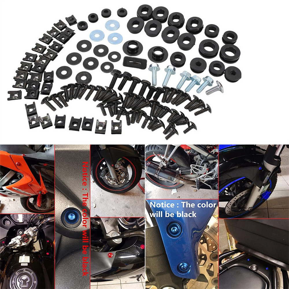 Screw Body Cover Full Set Skru Skrew Nut Washer Clip Bush Getah YAMAHA ...