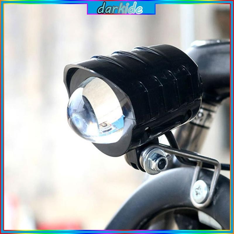 Dark Electric Bike LED Front Light E-Bike 2 in 1 Waterproof Horn ...