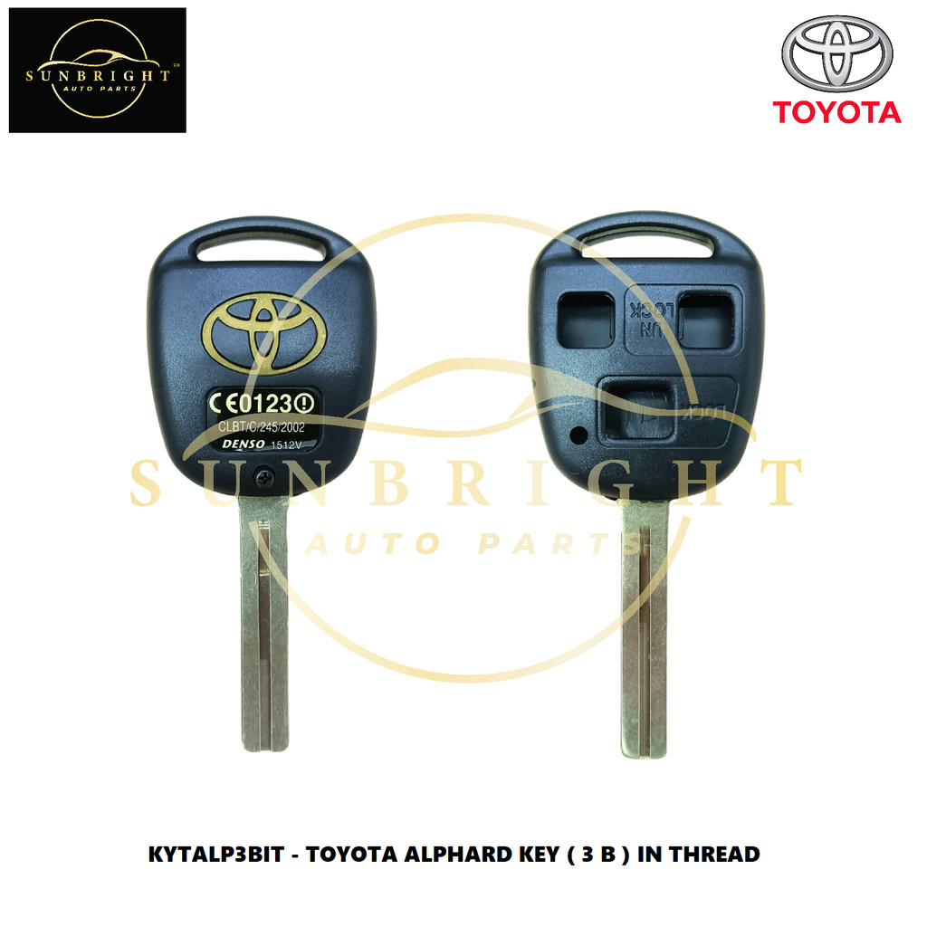 TOYOTA ALPHARD KEY ( 3 B ) IN THREAD | Shopee Malaysia
