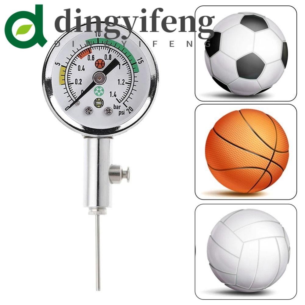 DINGYIFENG Ball Pressure Gauge, Dial Type Accurate Basketball ...