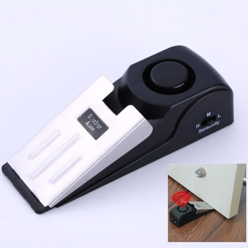 SAFETY ALARM Door Stopper Portable SMART DOOR ALARM STOPPER 120DB ...