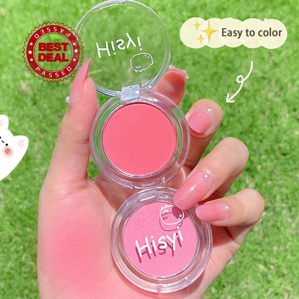 Hisiyi Matte Blush High Pigmented Long-lasting Soft Powder Makeup Face ...