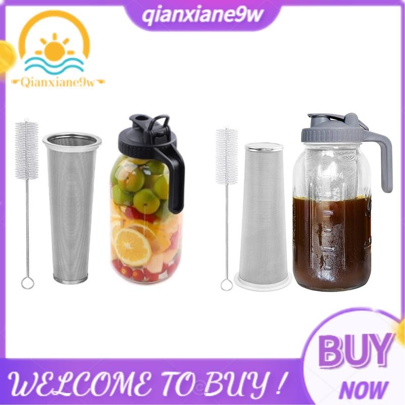 Cold Brew Coffee Maker 64Oz Cold Brew Pitcher with Stainless Steel ...