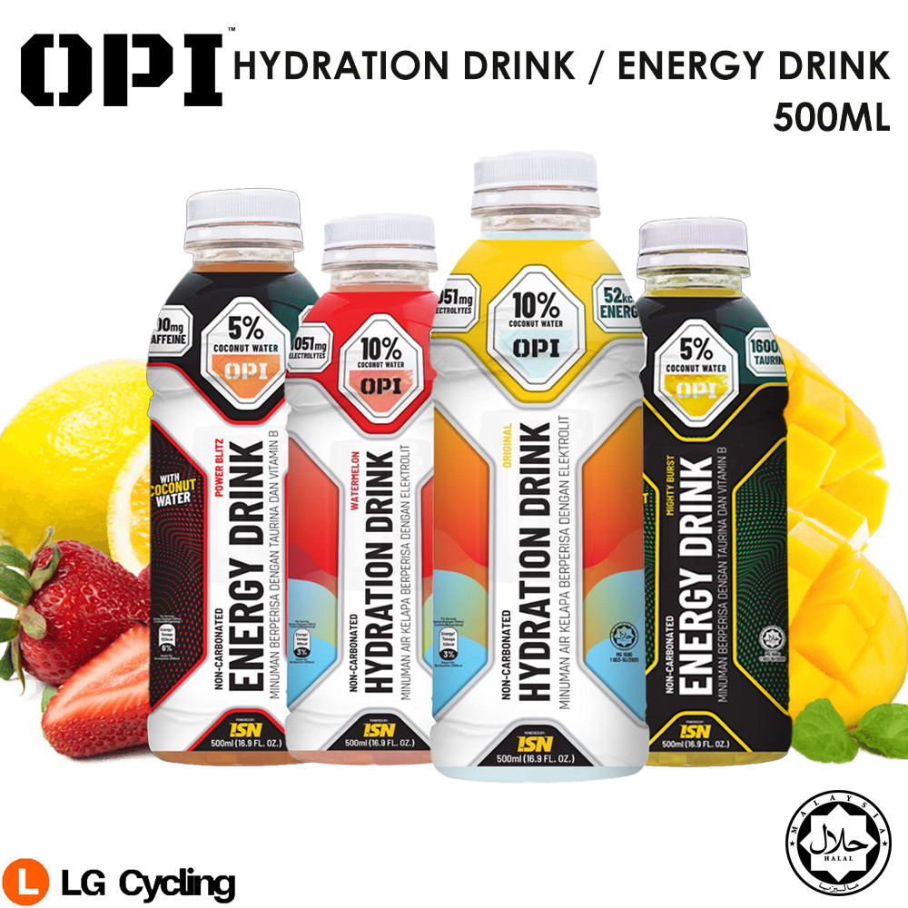 OPI Sports Hydration Drink / Energy Drink / Whey Protein 16g Zero Sugar ...