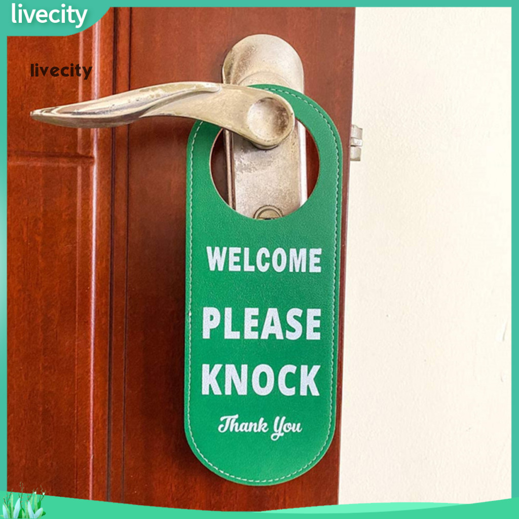 livecity| Office Door Decoration Welcome Hanger Sign Welcome Please ...
