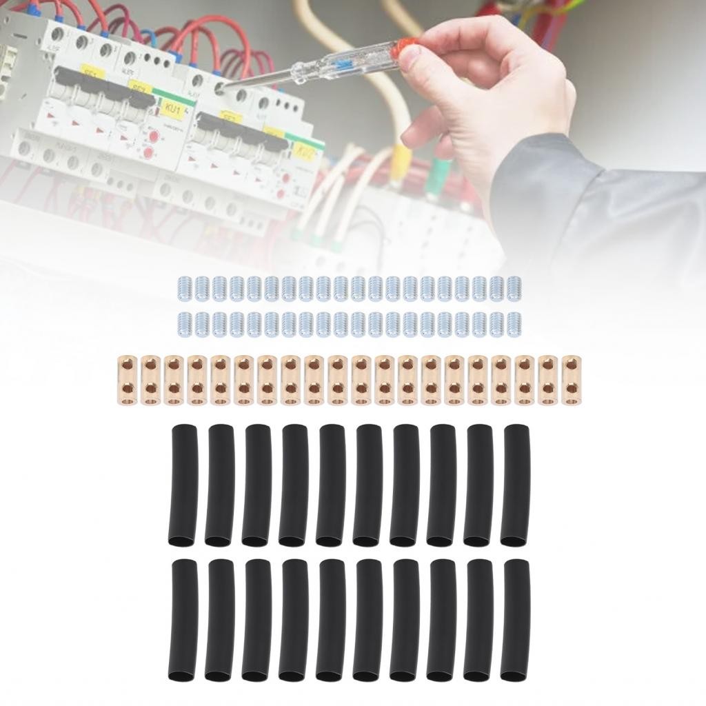 Onebuycart 20 Sets 10 AWG Gauge Wire Connector Nut Kit Copper Excellent ...