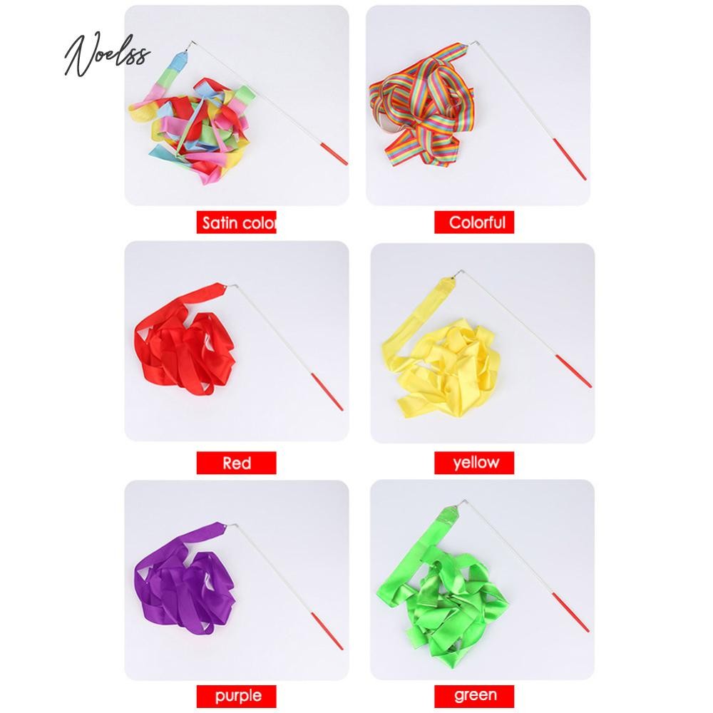 2m Gym Dance Ribbons Training Art Ballet Streamer Rhythmic Equipment ...
