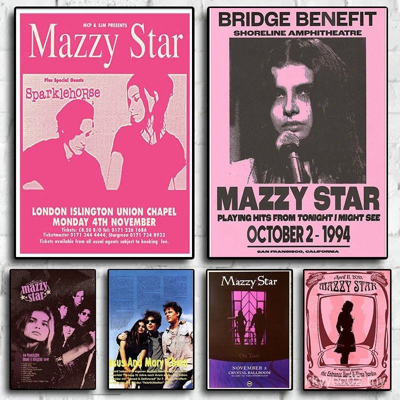 80s Pop Punk Band Mazzy Star Music Album Fade Into You Posters ...