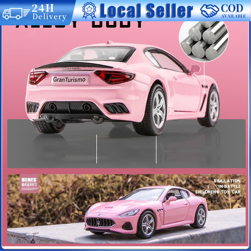 Diecast Pull Back Car Model Toys 1:36 Nissan-GTR Benz-G63 Beetle alloy ...