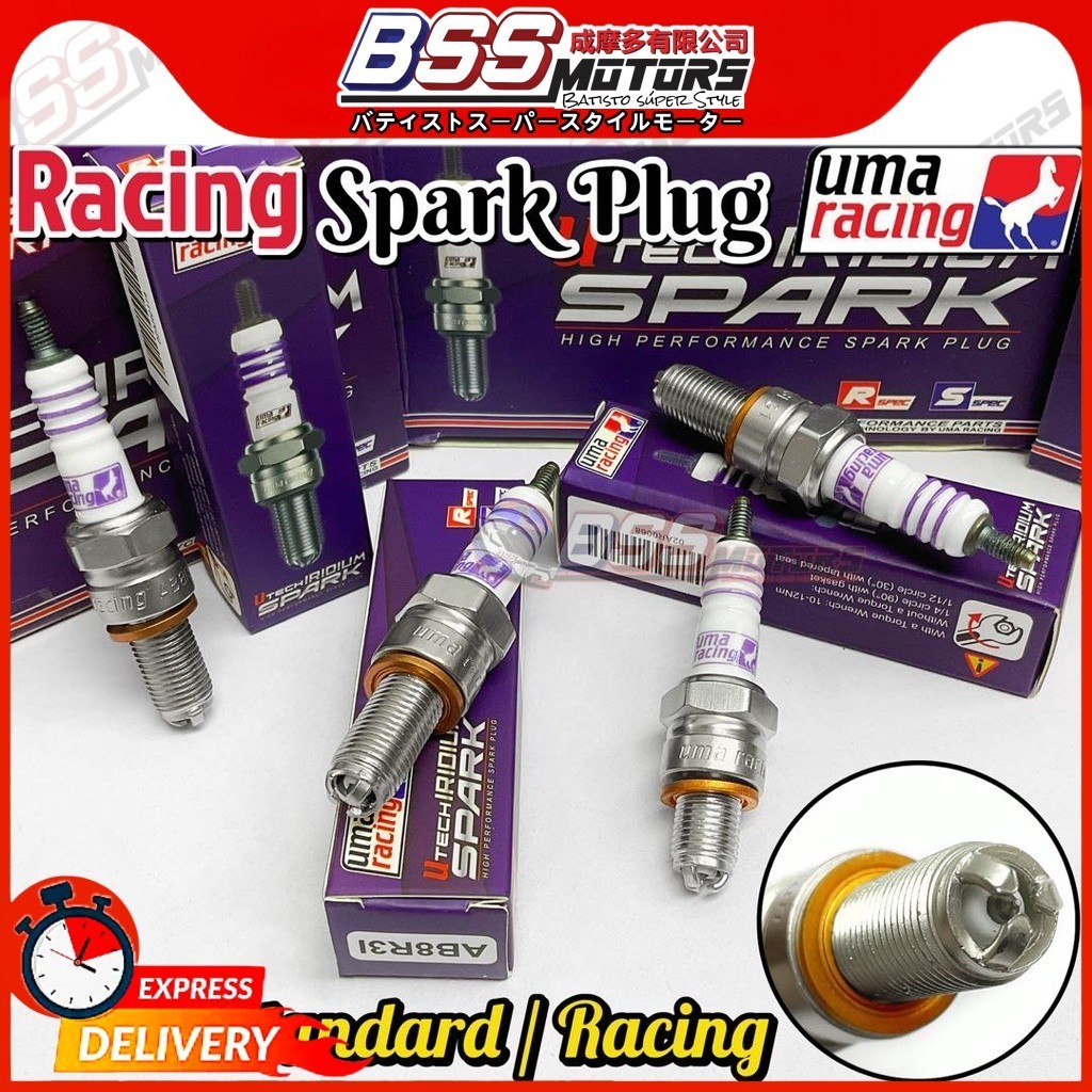 UMA Racing Iridium Spark Plug AB8R31 / AB9R31 / AC7R31 PLUG Y15 RS150 ...