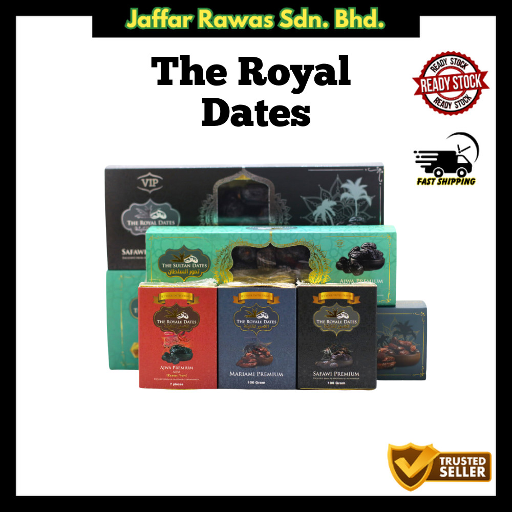 The Royal Dates Vip Kurma Premium (Ajwa/Safawi/Mariami) | Shopee Malaysia