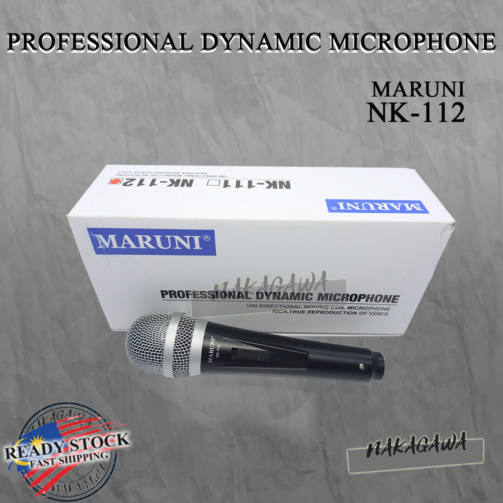 MARUNI PROFESSIONAL DYNAMIC MICROPHONE NK-112 DYNAMIC HANDHELD ...