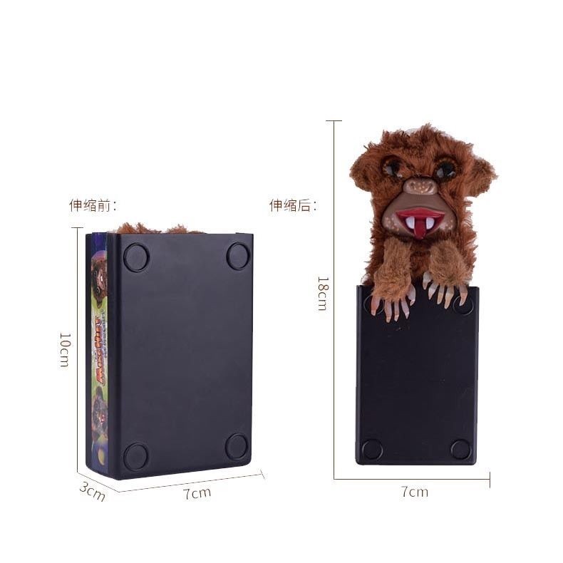 Sneekums-the Furry Original Pet Pranksters Toy Interactive Prank Monkey ...