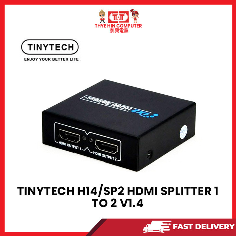 A03 H14/SP2 HDMI SPLITTER 1 TO 2 V1.4 | Shopee Malaysia