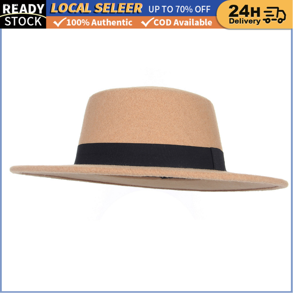 1pc Vintage Flat Top Hat men gentleman jazz formal hat Suitable for ...
