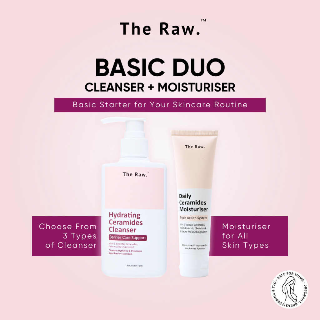 The Raw. Basic Duo (Cleanser & Moisturiser) - Basic Starter for Your ...