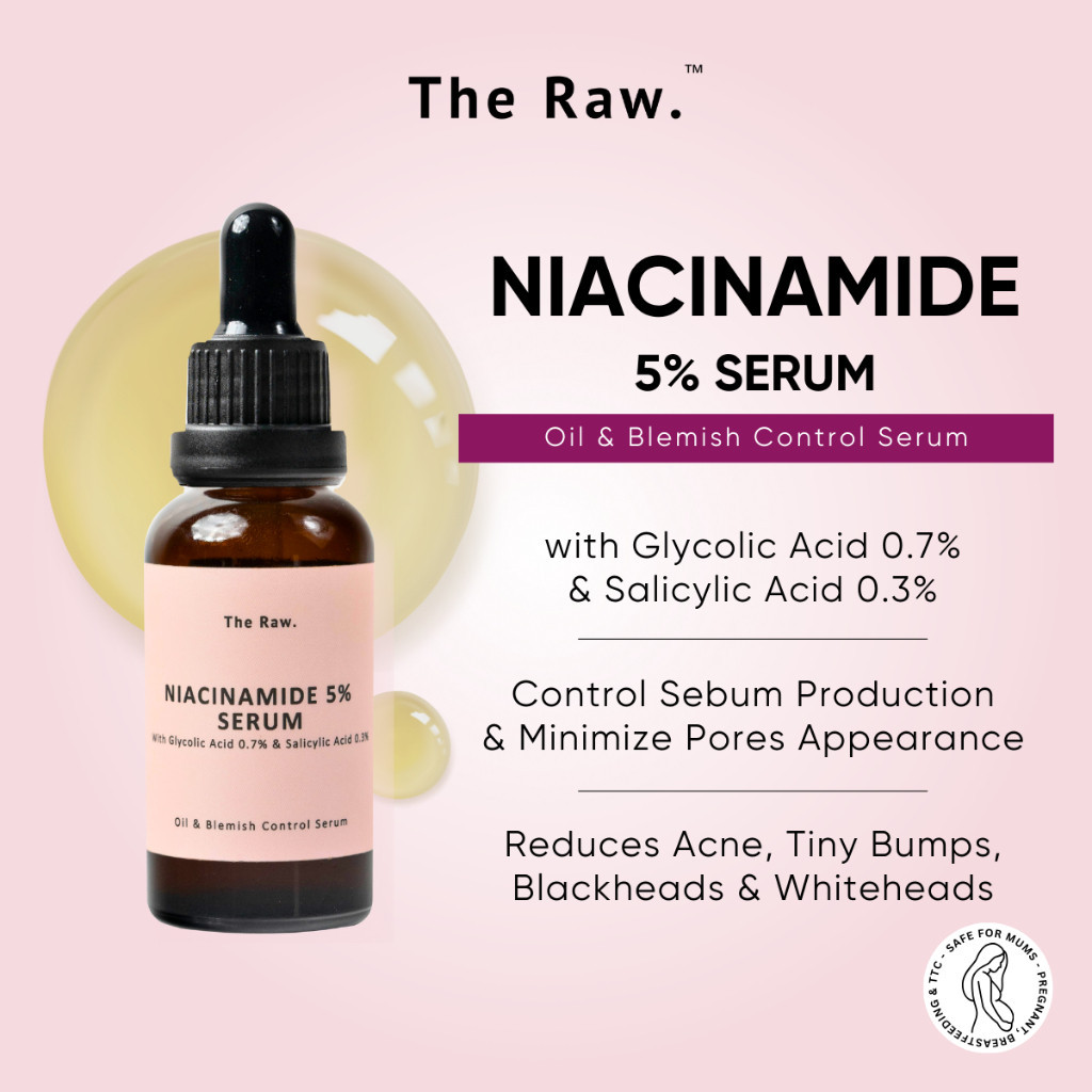 The Raw. Niacinamide 5% Serum | Shopee Malaysia
