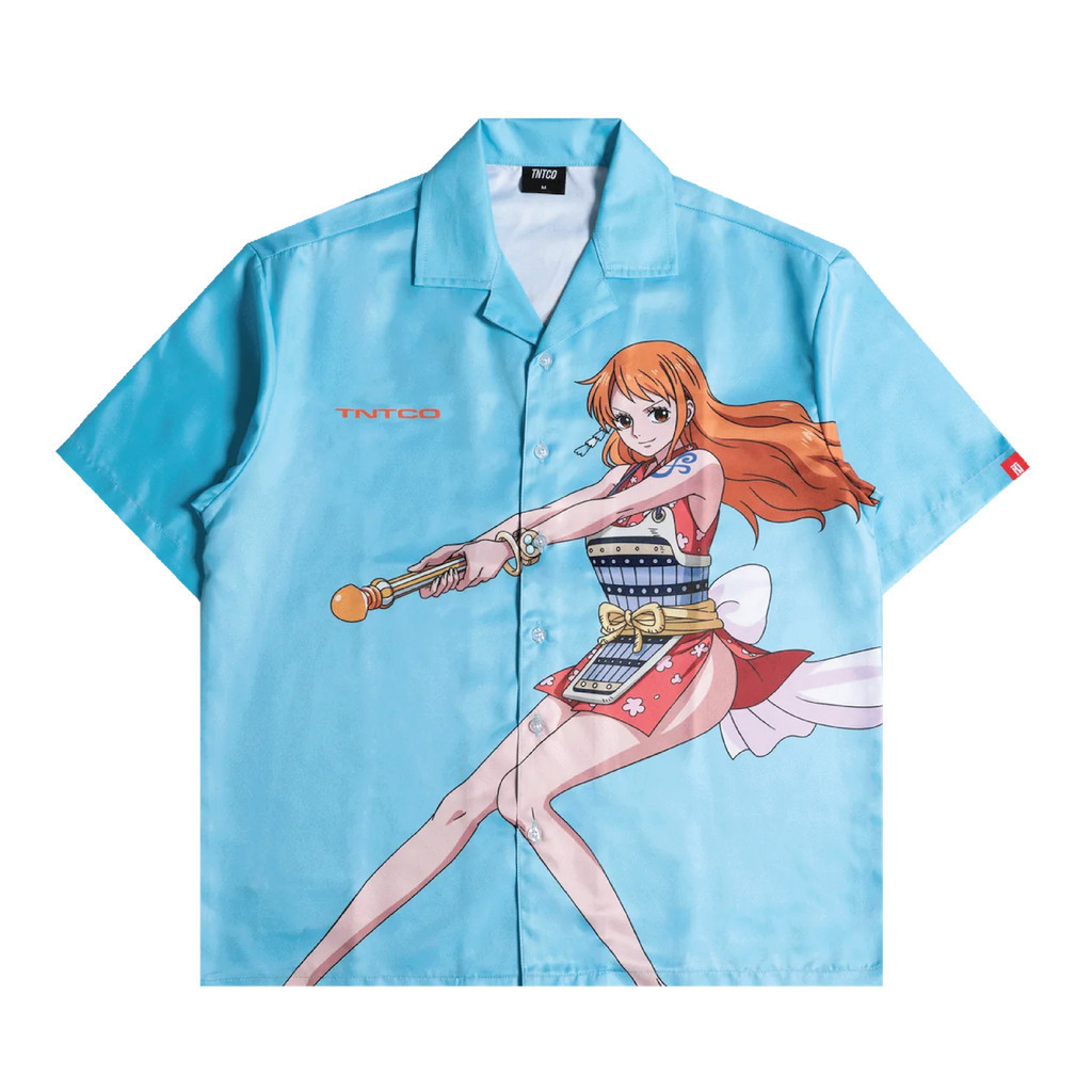 TNTCO x One Piece | Nami Shirt Blue | Shopee Malaysia