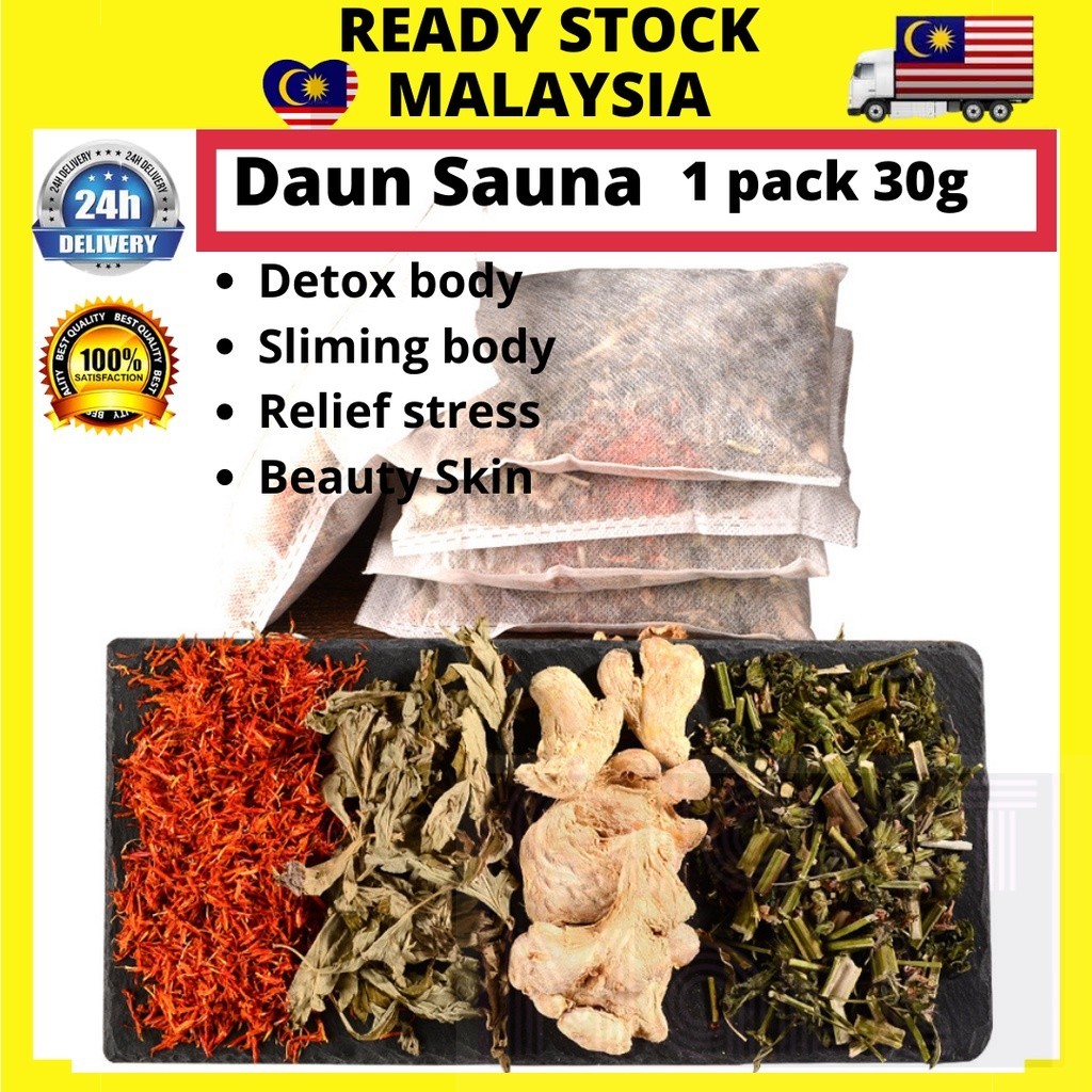 Daun Sauna Herbal Foot Herbs Sliming Buang Angin Buang Toksik ...