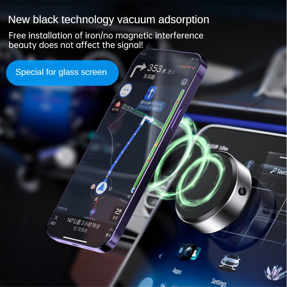 New Vacuum Adsorption Super Stable Suction Cup Car Mount Swivel ...