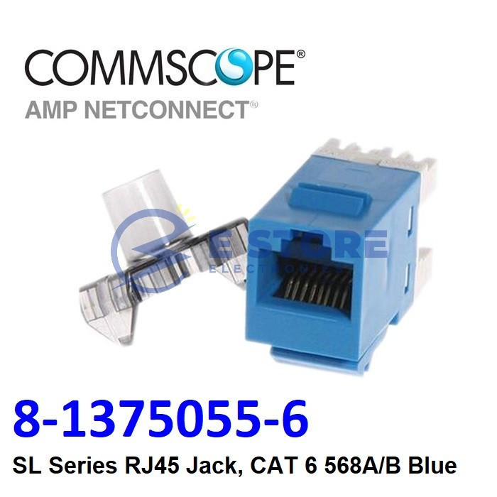 Commscope CAT6 Keystone Jack Module Network Connector Ethernet Module ...
