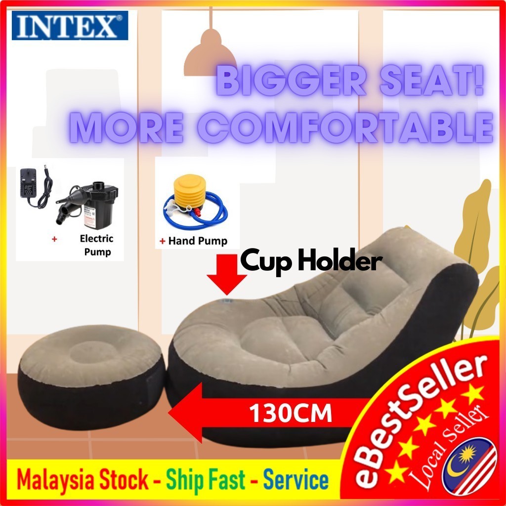 🔥BIG SET🔥 INTEX 68564 Ultra Lounger Inflatable Relaxing Air Chair Sofa ...
