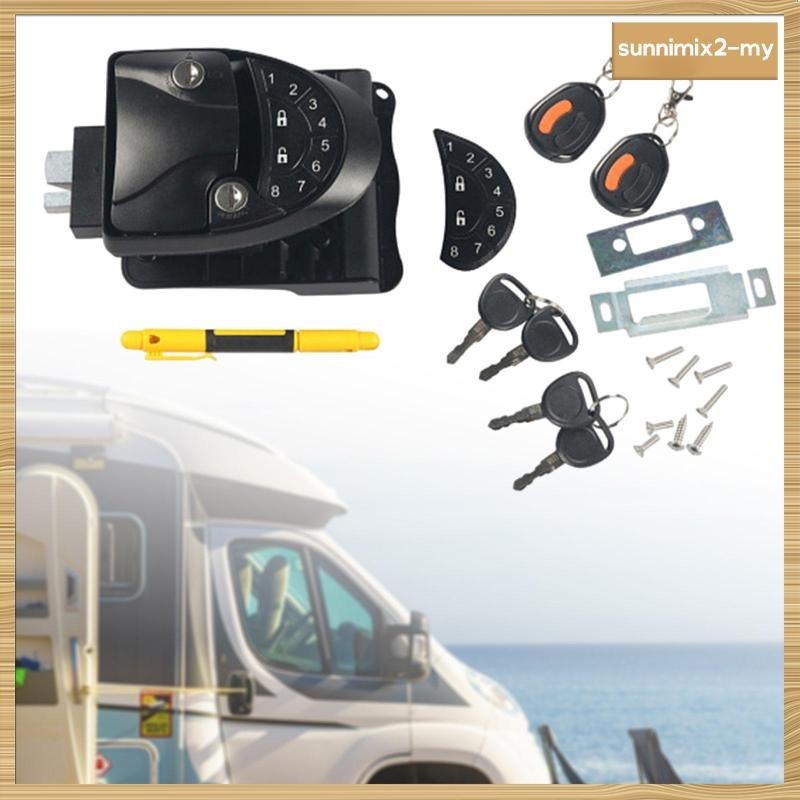 [SunnimixdeMY] Keyless Entry RV Door Lock Versatile 3 in 1 Control 2 ...