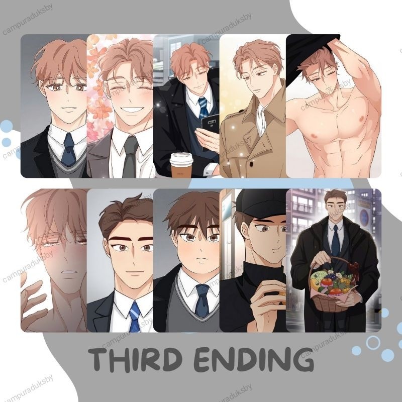 Glossy Card ️ Photocard The Third Ending Yaoi - Manhwa Card - Scratch ...