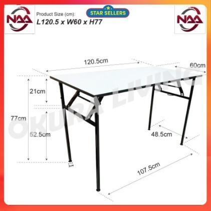 3V Foldable Banquet Table Event / Catering / Hall / Buffet Folding ...