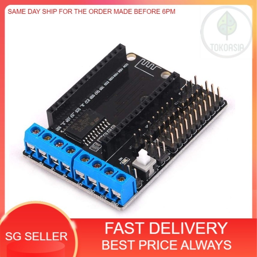 (Ready Stock) L293D ESP8266 Wifi Motor Drive Shield module For Arduino NodeMcu Lua ESP-12E l293 ...