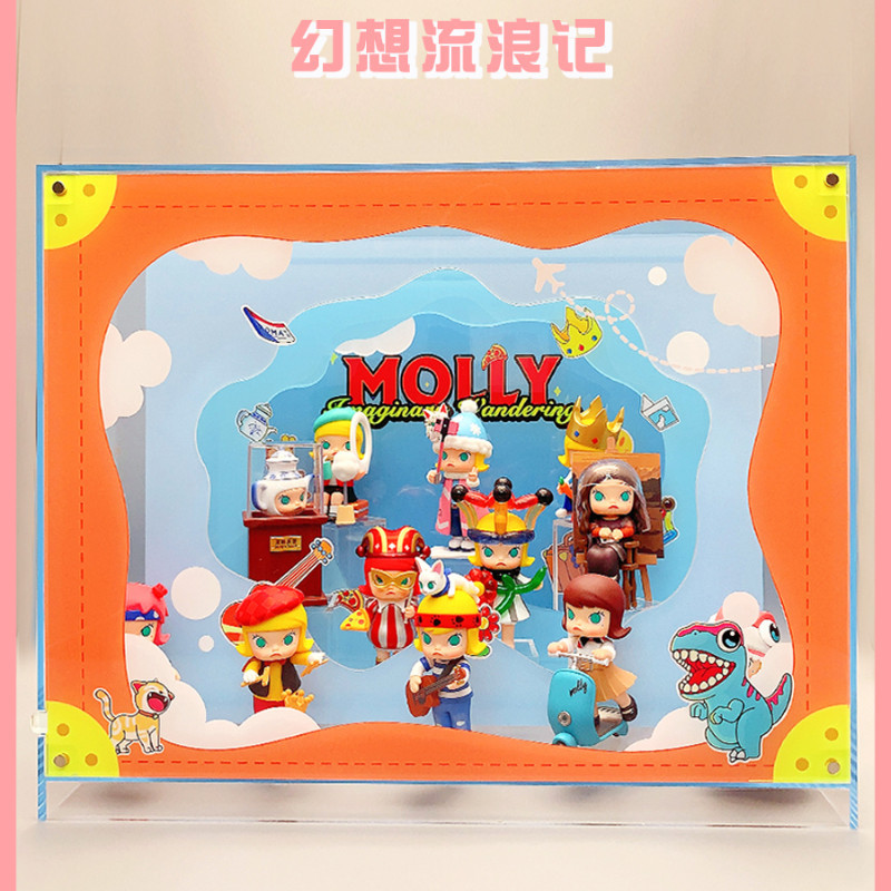 Pop Mart molly molly molly Fantasy Stray Notes Mystery Box Ornaments ...