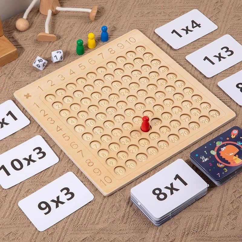 [Ready Stock] Nine-Nine Multiplication Formula Table Practice Card ...