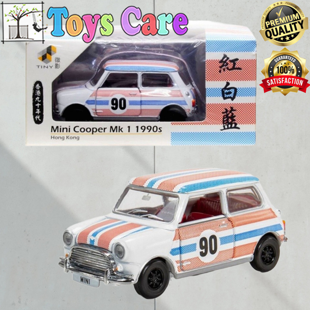 TINY MINI COOPER MK 1 1990s STRIP HORIZONTAL 90 - MK1 90 MORRIS CLASSIC DIECAST MINISCALE ...