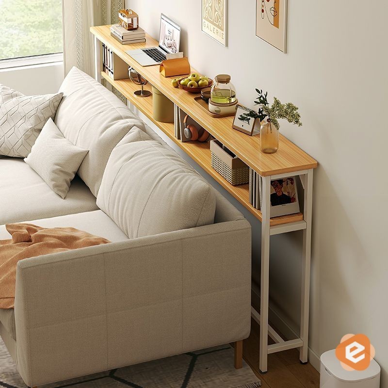Meja Kepala Katil Ultra Nipis 20CM - Double-Layer Bar Table Narrow Slit ...