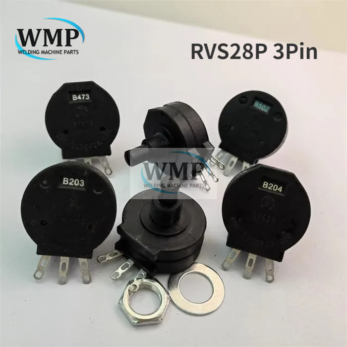 RVS28P Potentiometer for Welding Machine 3Pin RVS28 B102 B103 B223 B472 ...