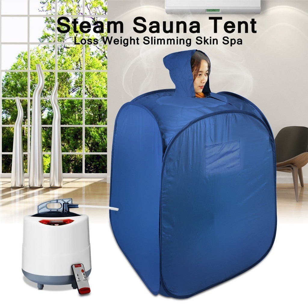 2L Portable Folding Steamer Sauna Tent Personal Loss Weight Slimming ...
