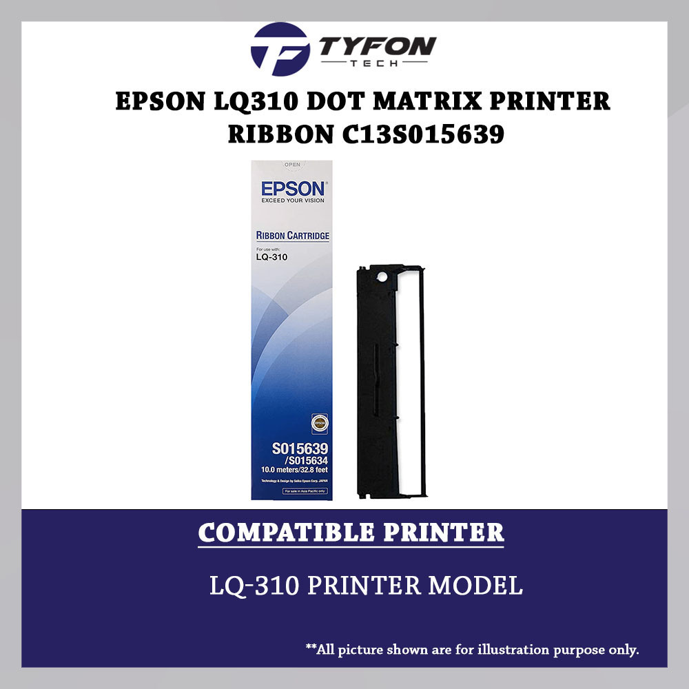 Epson LQ310 Dot Matrix Printer Ribbon C13S015639 | Shopee Malaysia