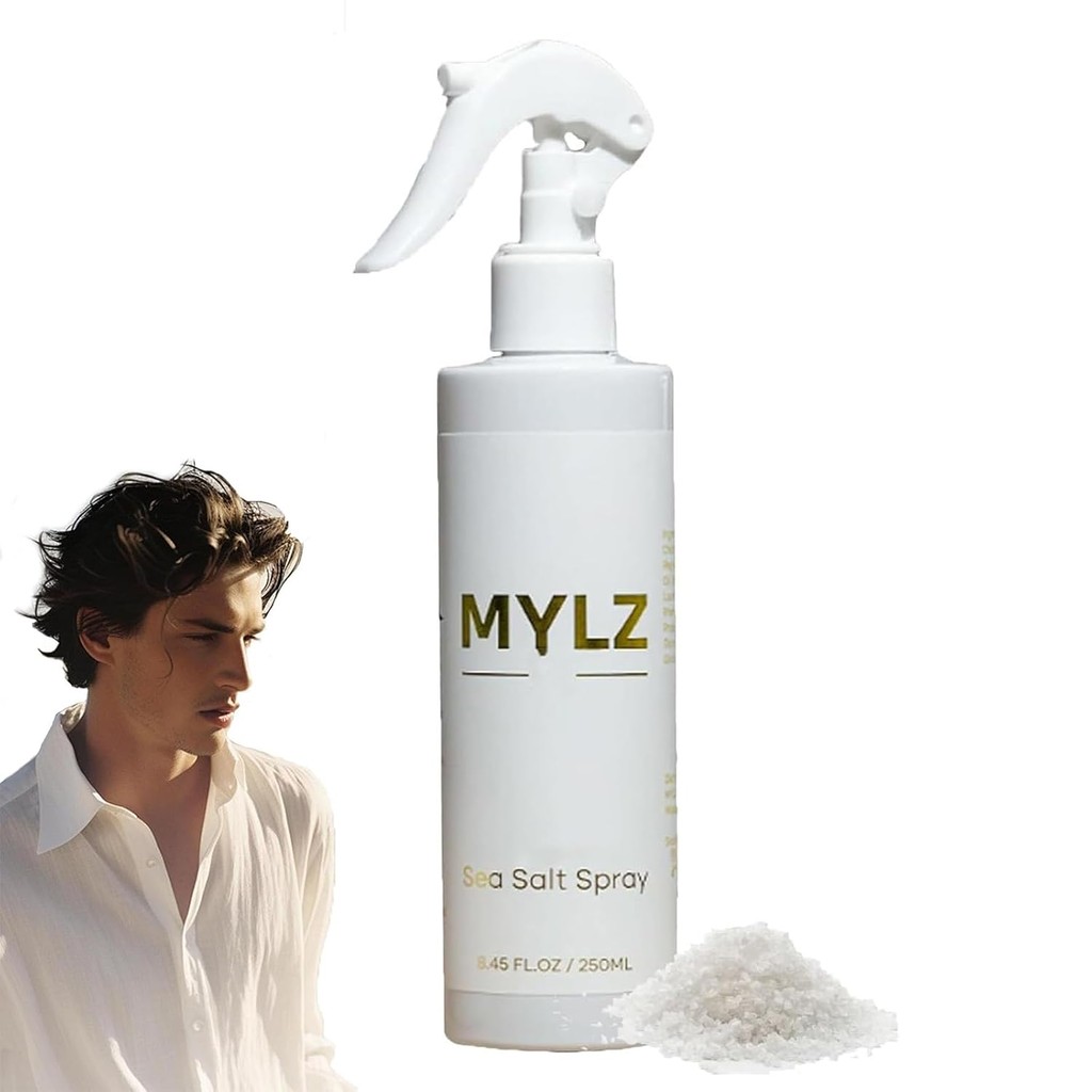 Mylz Sea Salt Spray for Men, Mango Sea Salt Spray & Clay Texture Pack Set, Beachy Mango Texture ...