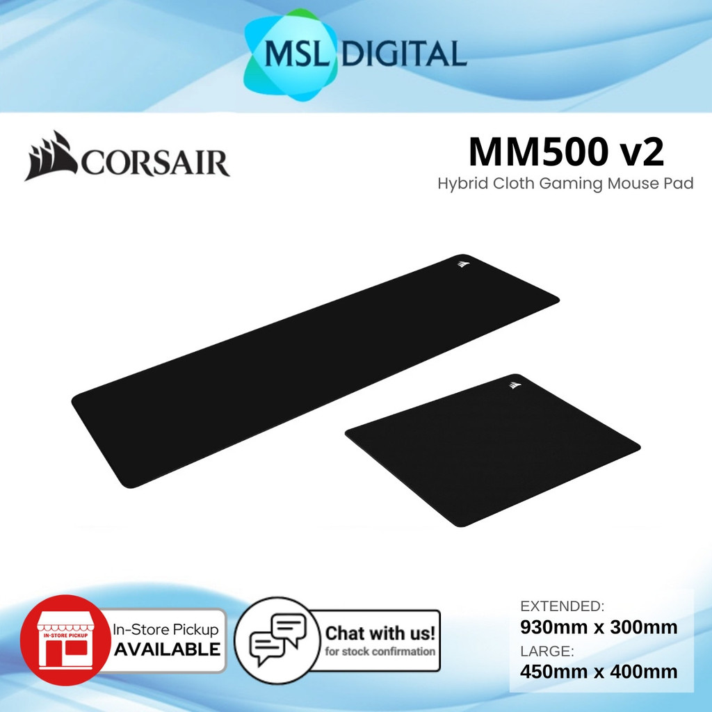 Corsair MM500 v2 Hybrid Cloth Gaming Mouse Pad | Shopee Malaysia