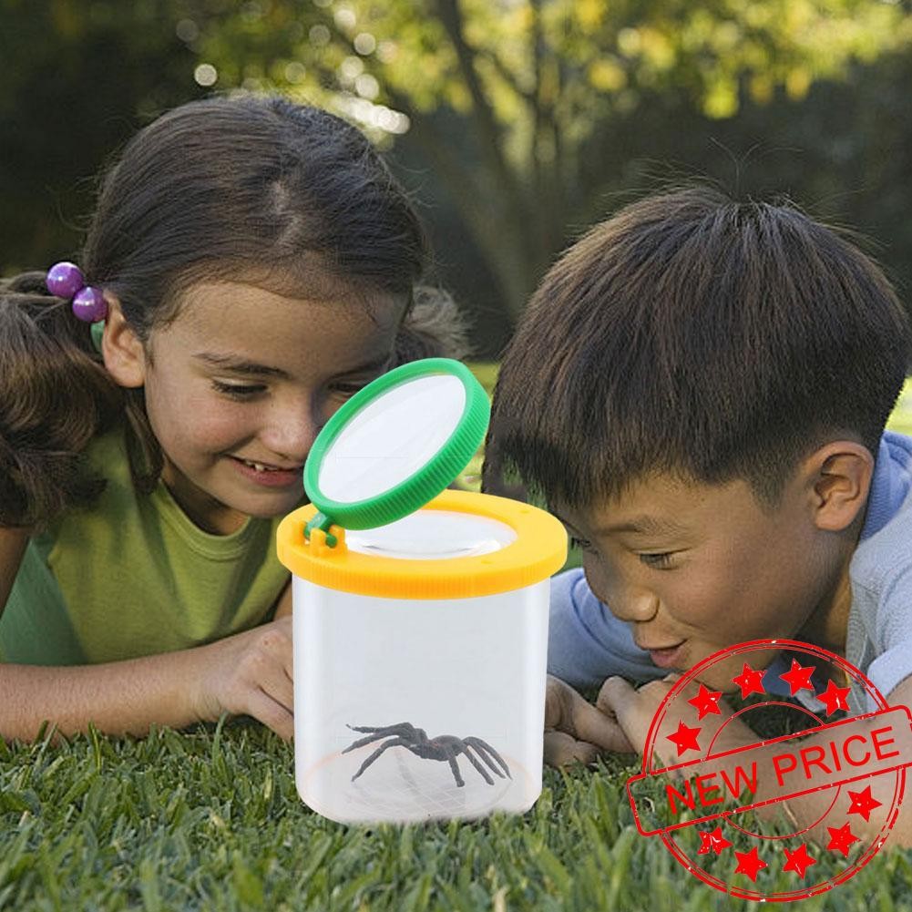 Small Pet Observation Box Insects Hand Magnifying Glass Reptile ...