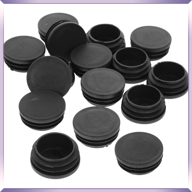 15pcs Round Plastic Tubing End Caps Tubing Post Furniture End Cap For ...