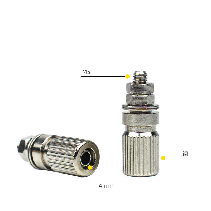 Grounding Post Pure Copper Nickel-Plated High Current Terminal Post All ...