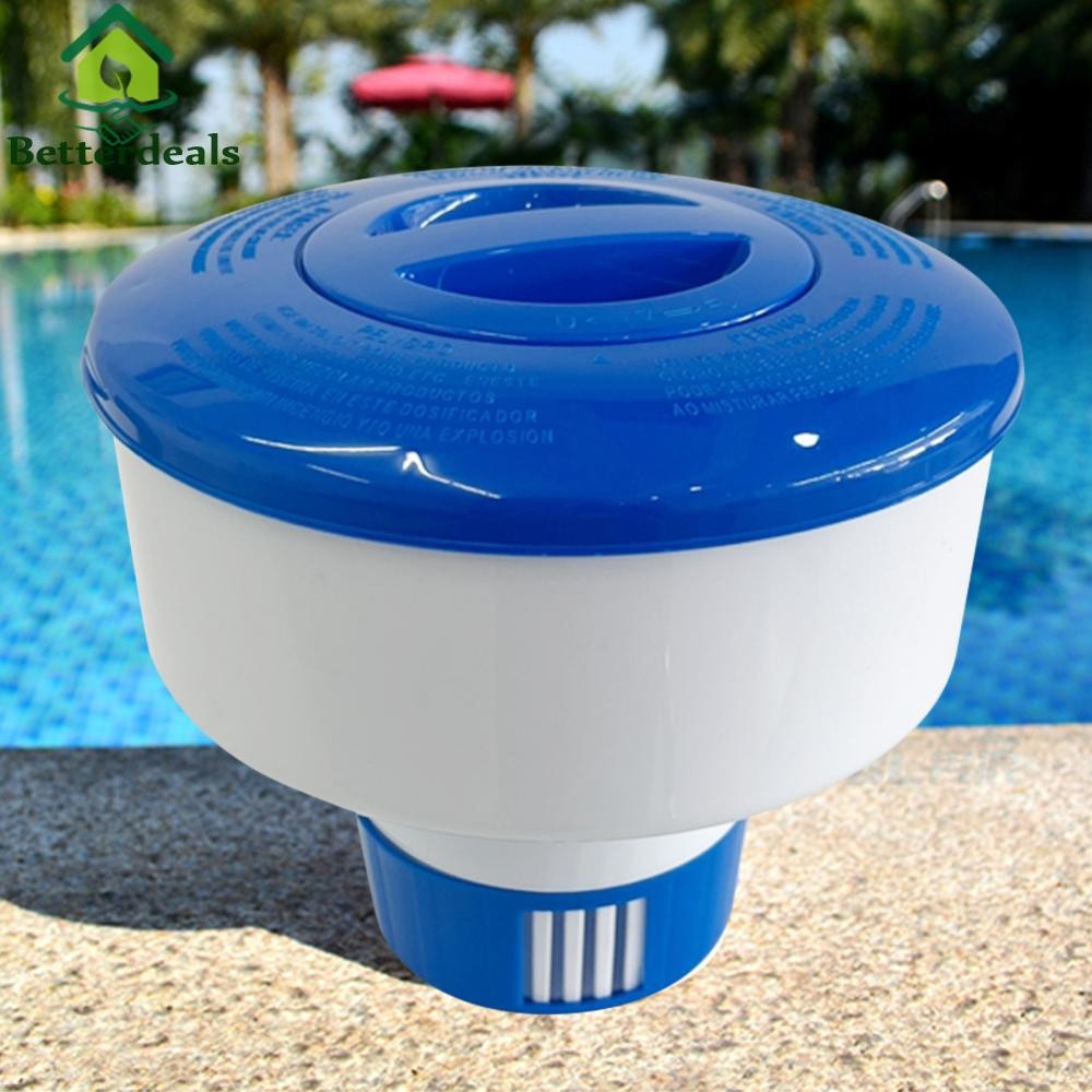 8 inch Swimming Pool Floating Pills Disinfecting Box Automatic Drug ...