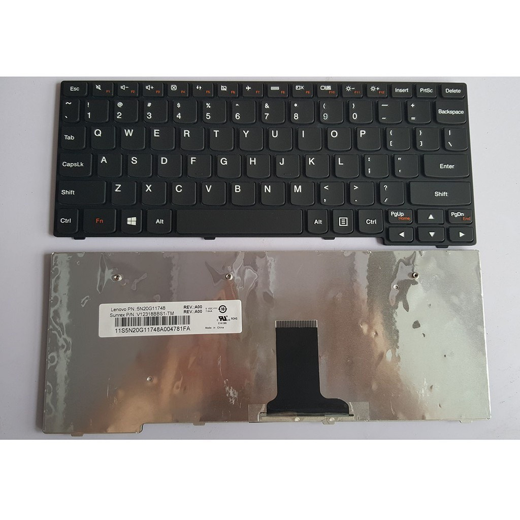 For IdeaPad E10-30 Black laptop keyboard us | Shopee Malaysia