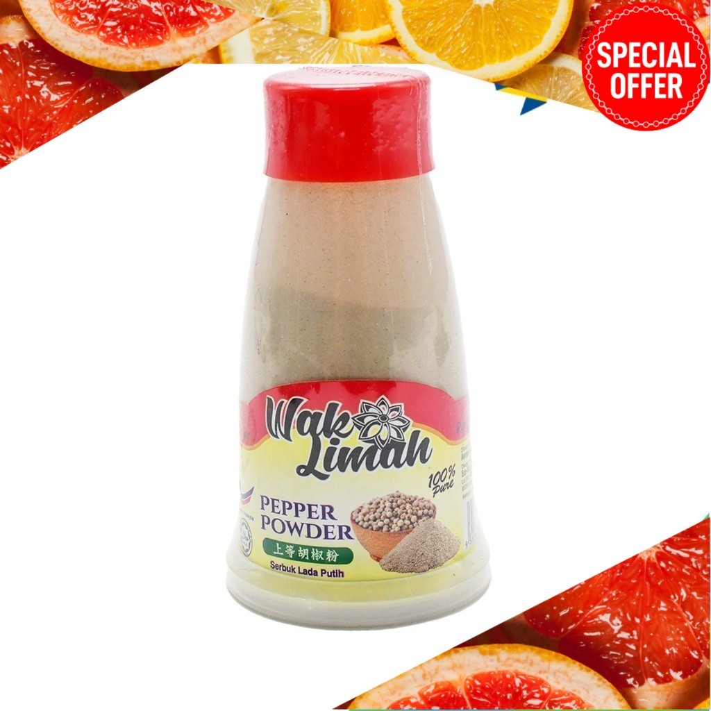 HALAL, Serbuk Lada Putih, White Pepper Powder 25g | Shopee Malaysia