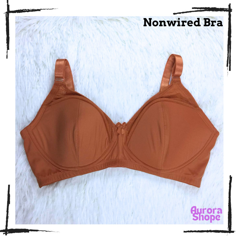 Adeline Nonwired Full Cup Bra | Tiada Dawai | 34B-40C | Medium Tan ...