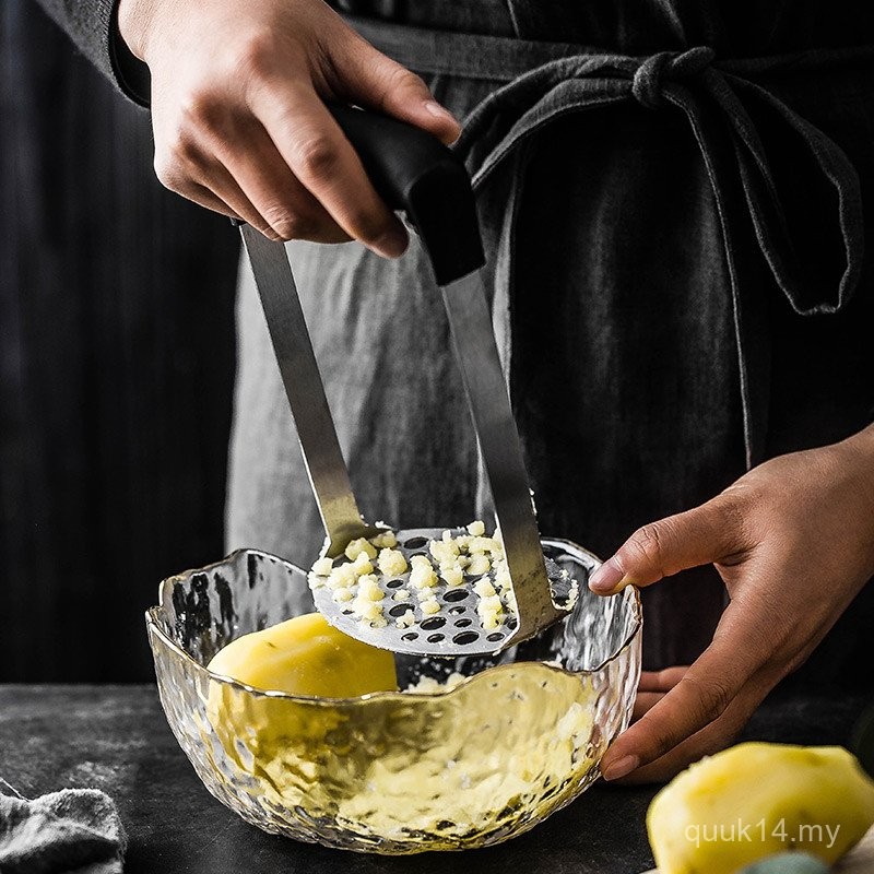 New Mashed Potato Press Hand n-Action Multi-Function Mashing Baby Food ...